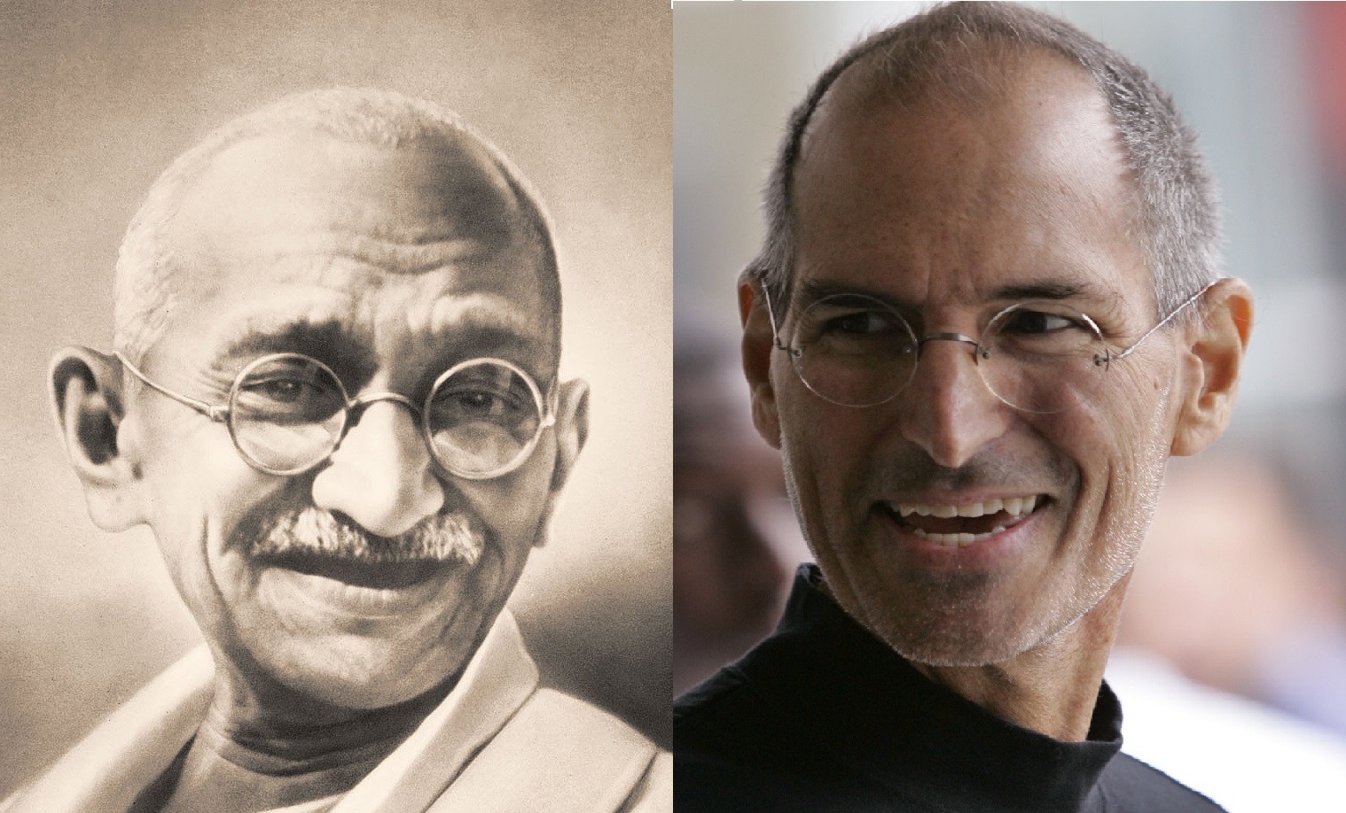 gandhi1 steve2 - Great People Inside